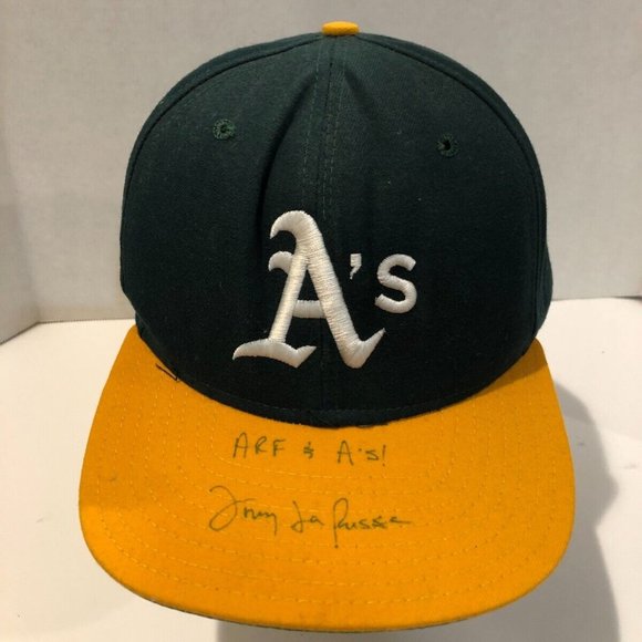 Accessories | Tony La Russa Signed Baseball Hat As Athletics Mlb Some ...